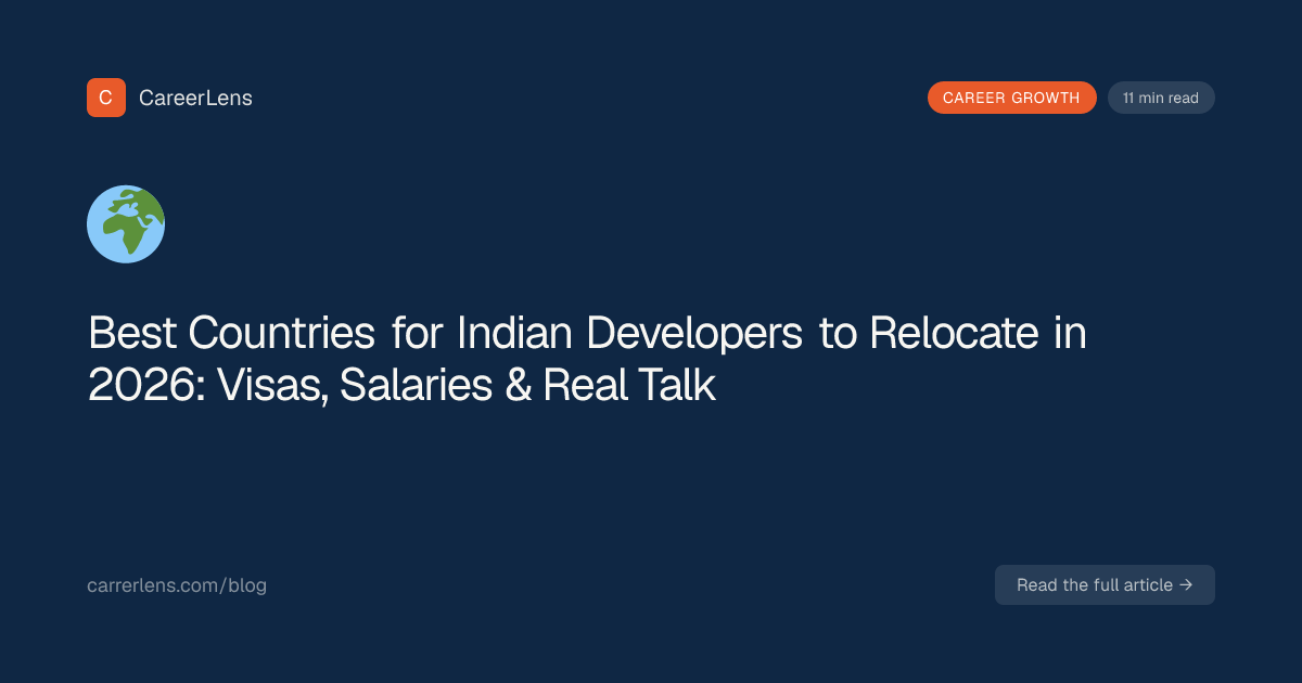Best Countries for Indian Developers to Relocate 2026 | Visa & Salary ...